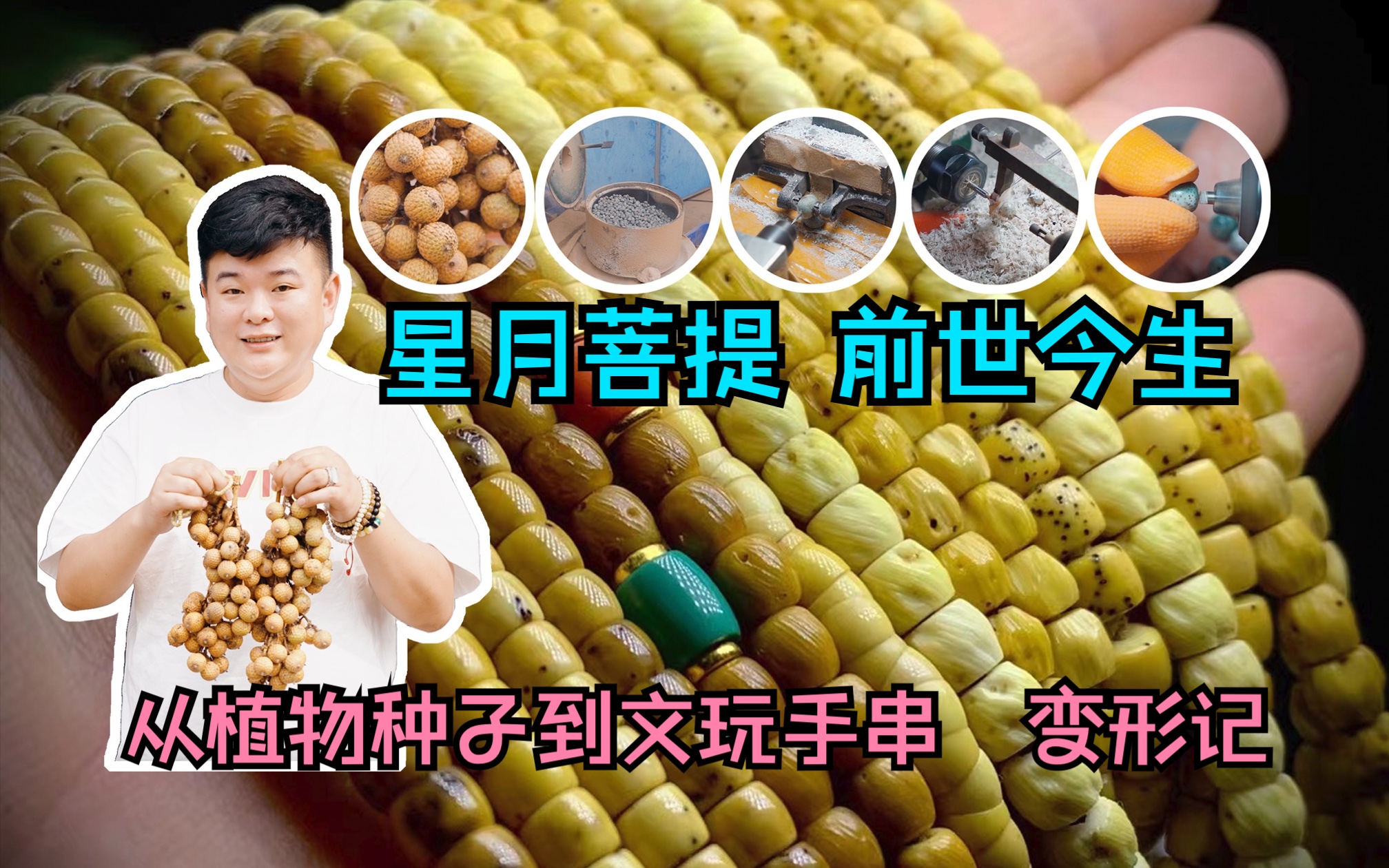 从植物种子到身价暴涨几十倍的佛珠,星月菩提是如何制作出来的?
