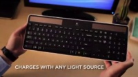 罗技 K750 无线键盘演示