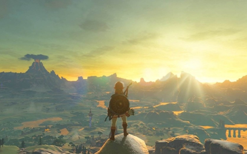 赛达尔传说旷野之息中最让人惊艳的一幕