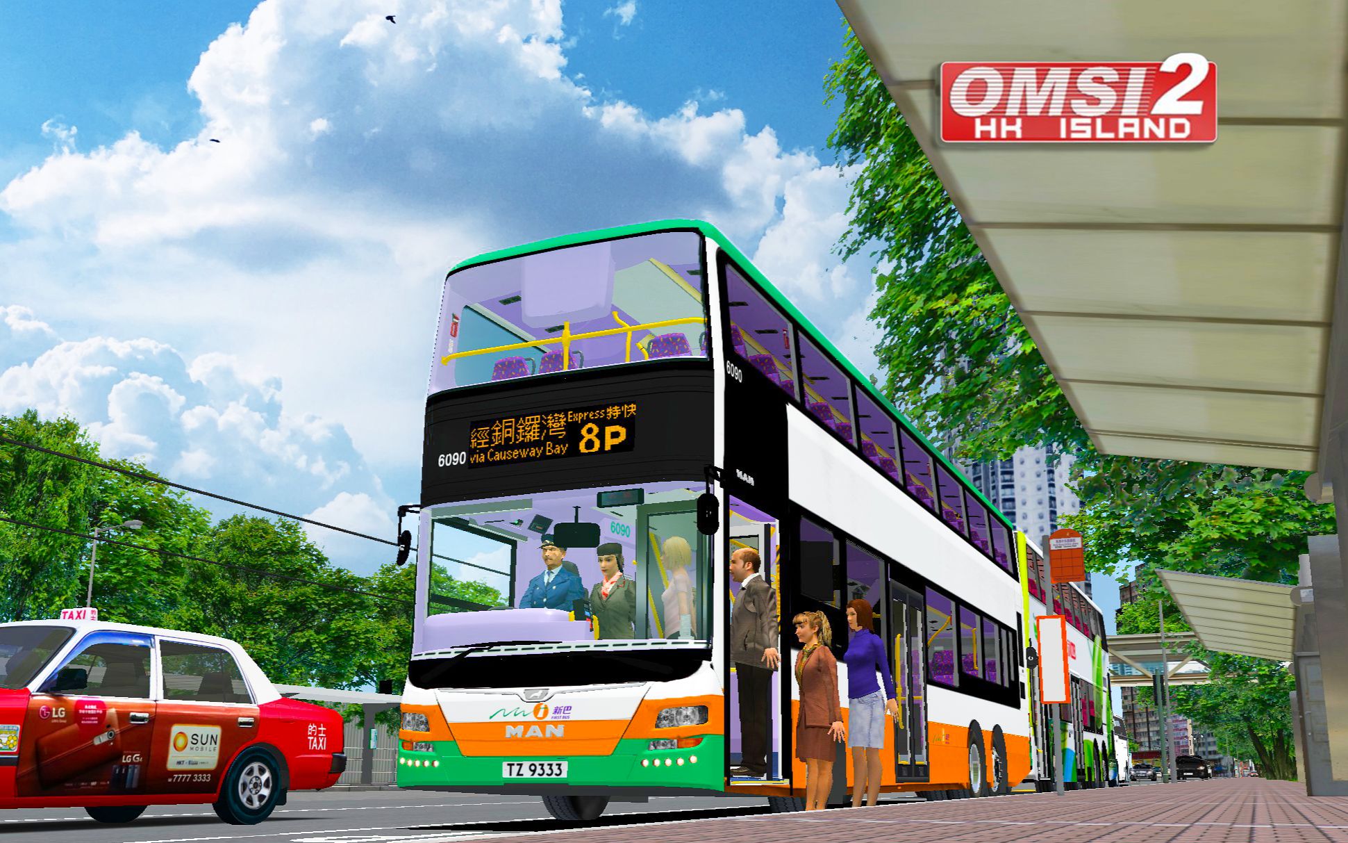 ...迷上车 驾驶香港版MAN A95行驶于8P路到达湾仔北 | 巴士模拟2-HK ...