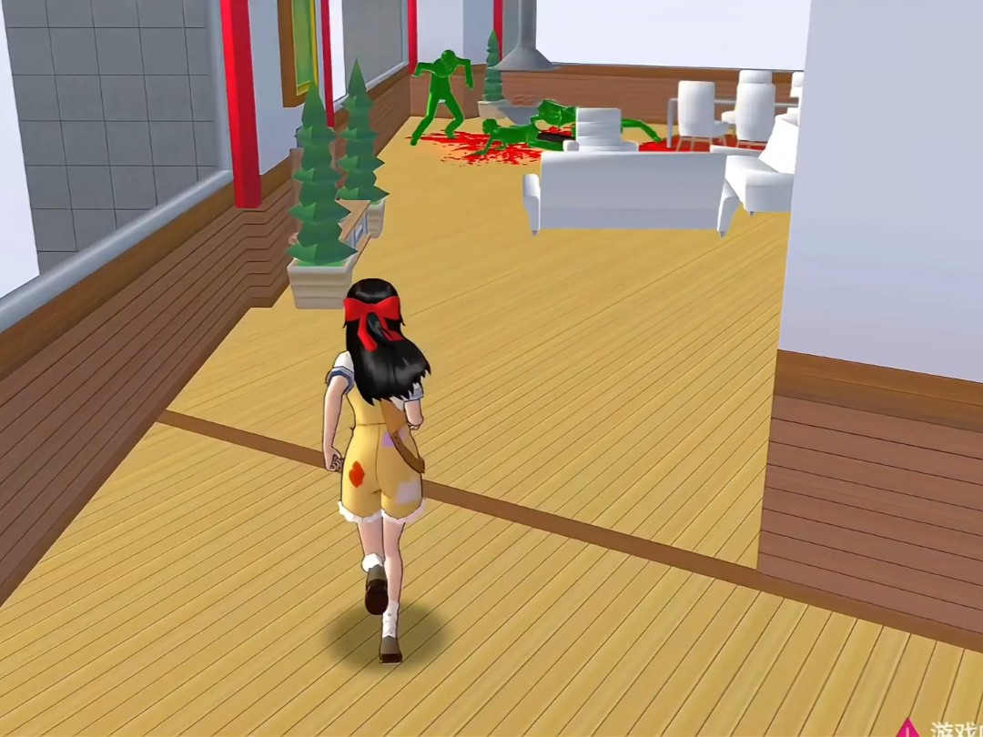 樱花校园模拟器:逃离丧尸跑酷!_哔哩哔哩bilibili_樱花校园模拟器