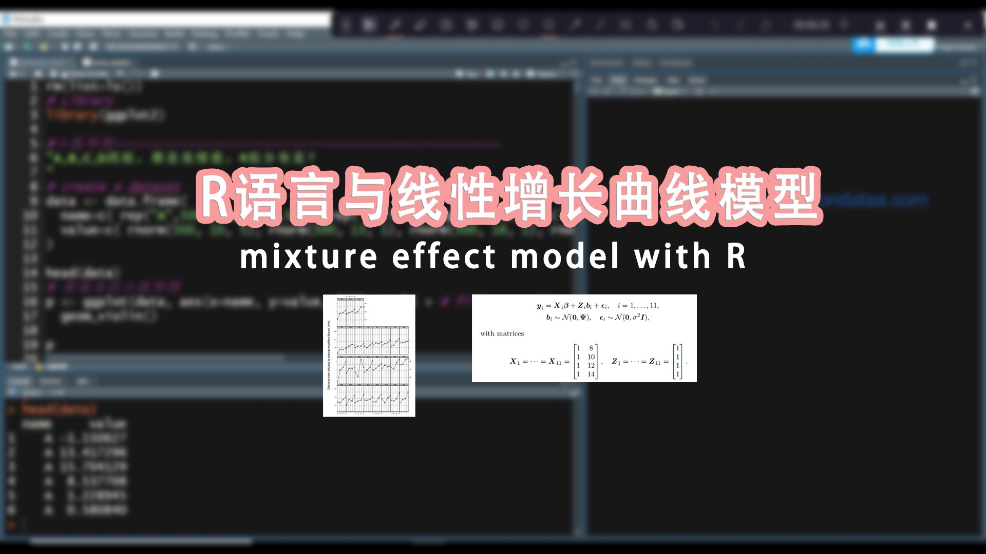 1_4 线性增长曲线模型