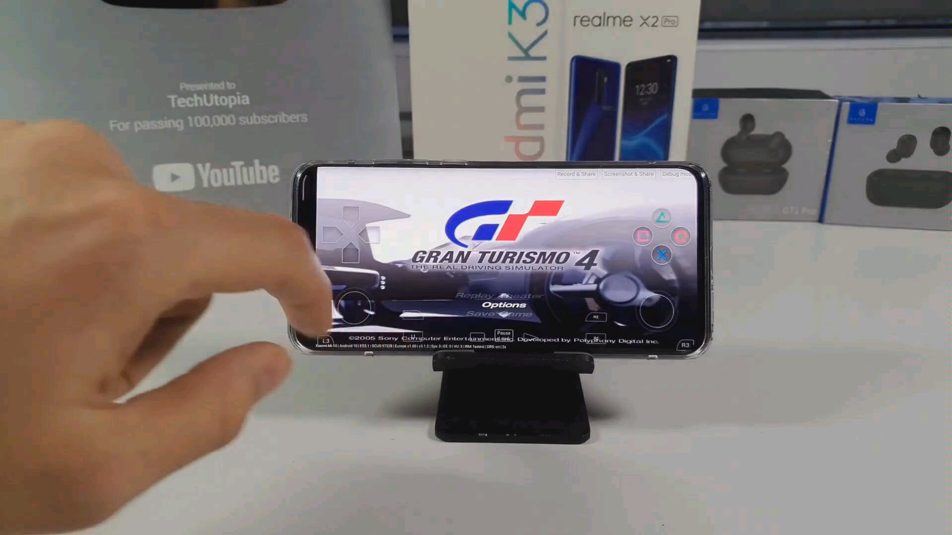 小米10用PS2模拟器玩『GT赛车4』『GT赛车3』是什么体验?帧率很...