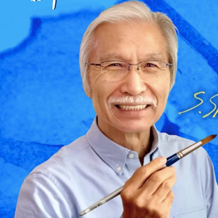 柴崎爷爷的水彩画 