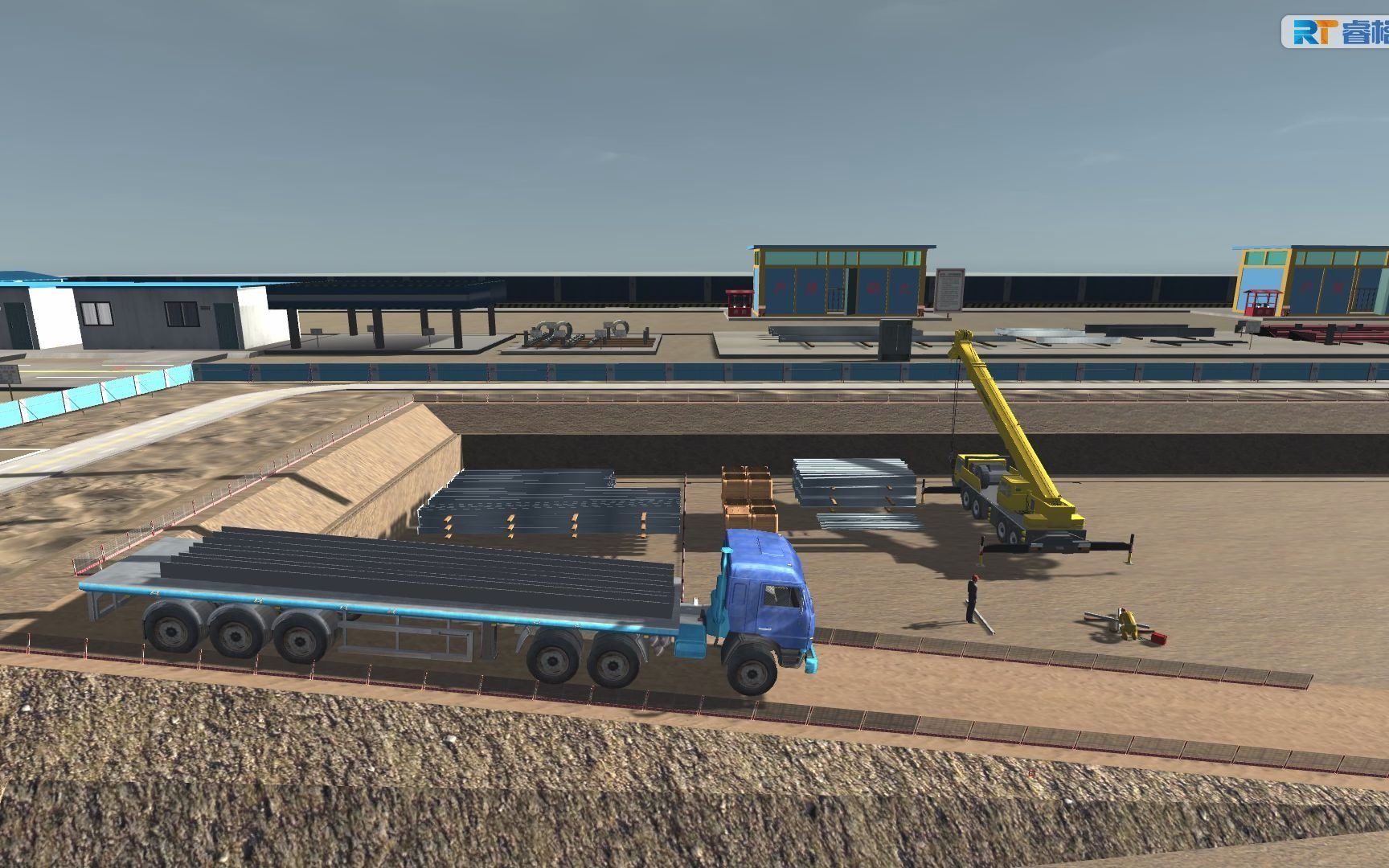 BIMfilm施工动画厂房搭建