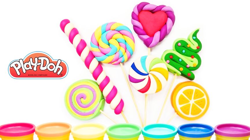 橡皮泥DIY甜蜜棒棒糖,各种口味请你吃!