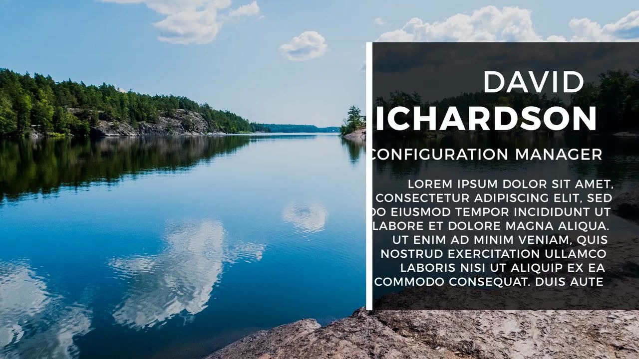 10个简约大气的文本动画AE模板