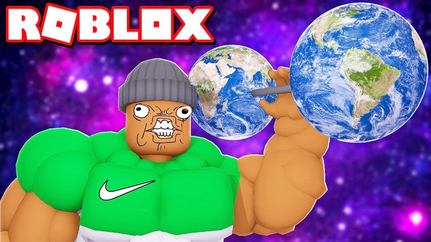 Roblox举重模拟器!释放肌肉!成为服务器最强英雄?