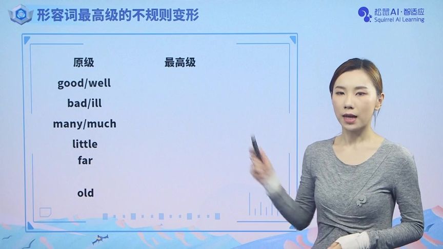 形容词最高级的不规则变形