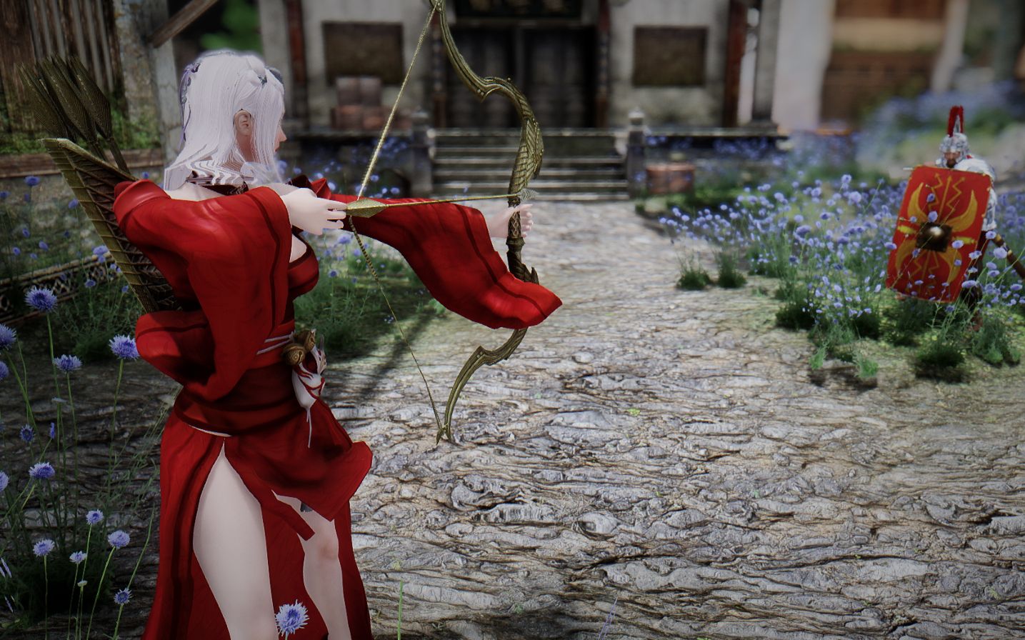 这么漂亮的小姐姐被俘后会遭到怎样的对待?上古卷轴5mod