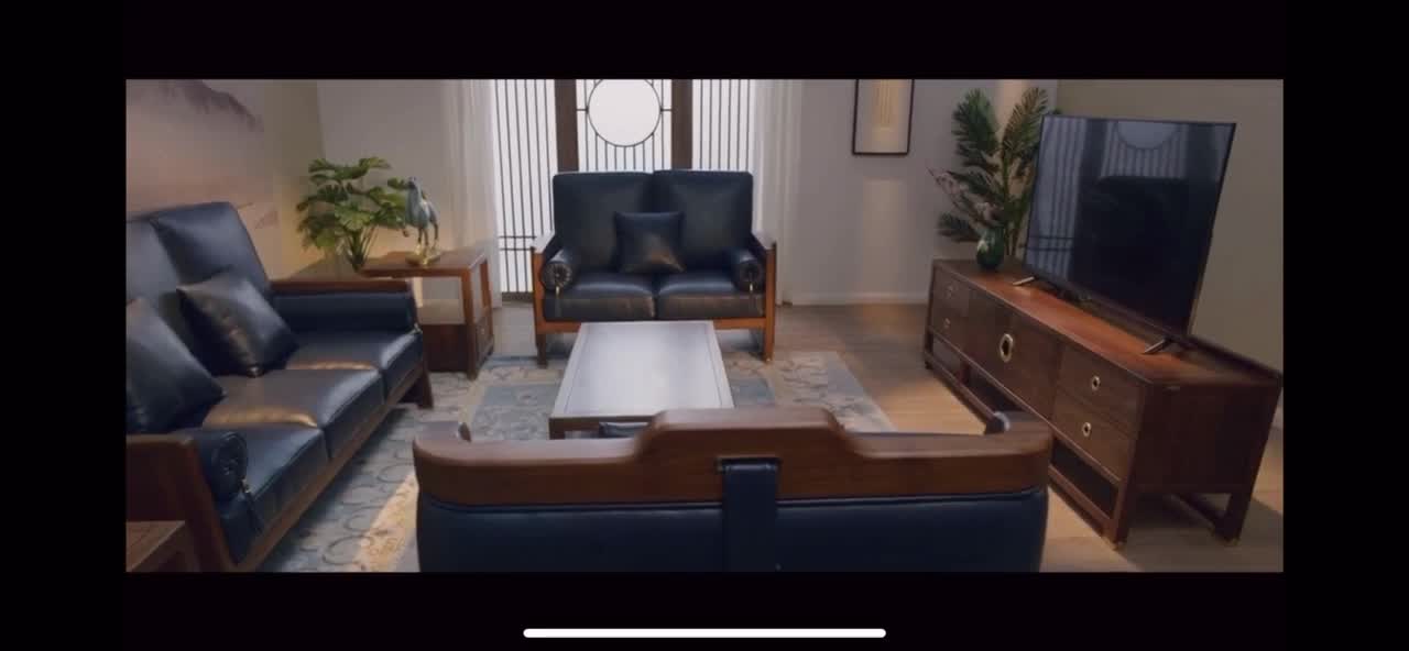 #实木家具# 新中式风格家具全屋定制
