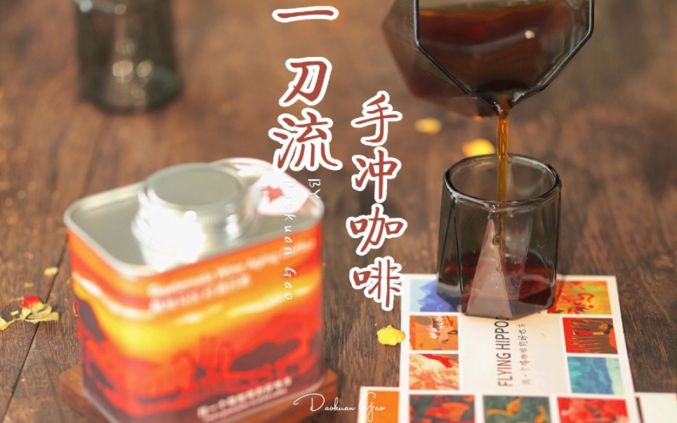 超简单一刀流!冲泡冠军豆|红酒日晒|手冲咖啡
