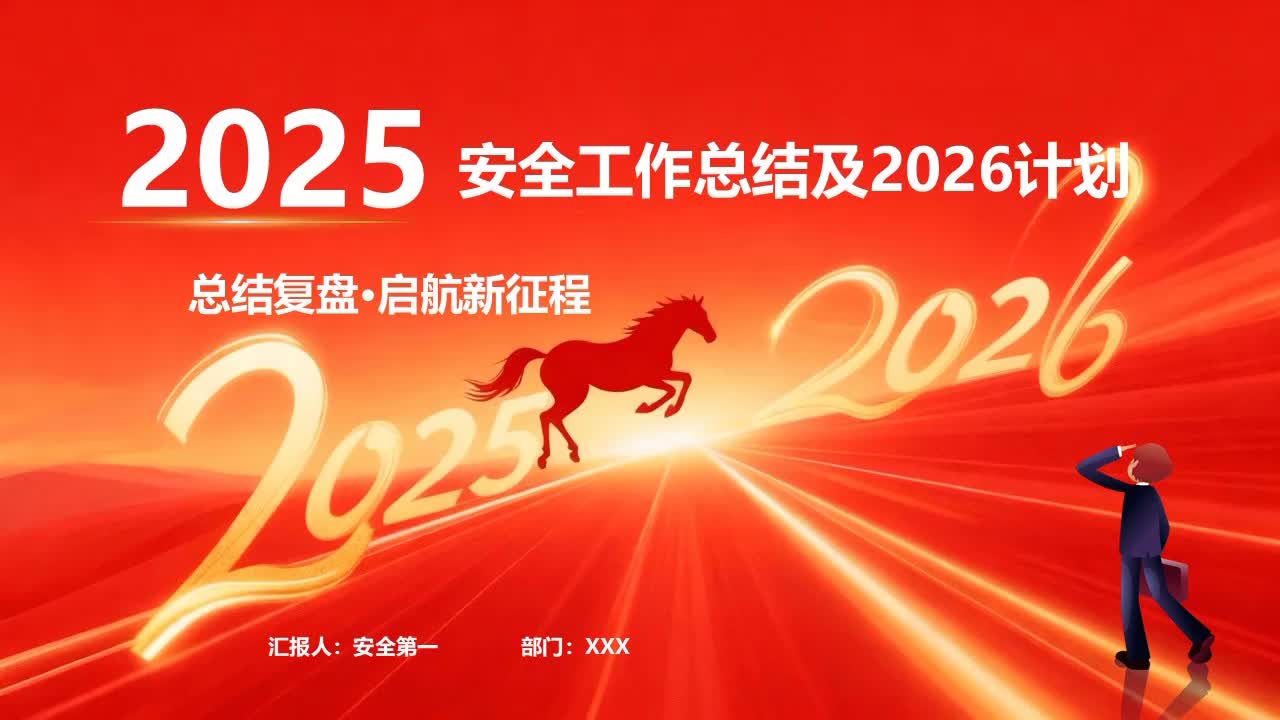 2025年安全生产工作总结、述职报告 及2026年工作计划 2025年安全...