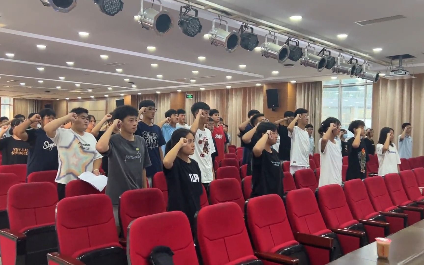 三台一中高2021级体训生工作会(片段)