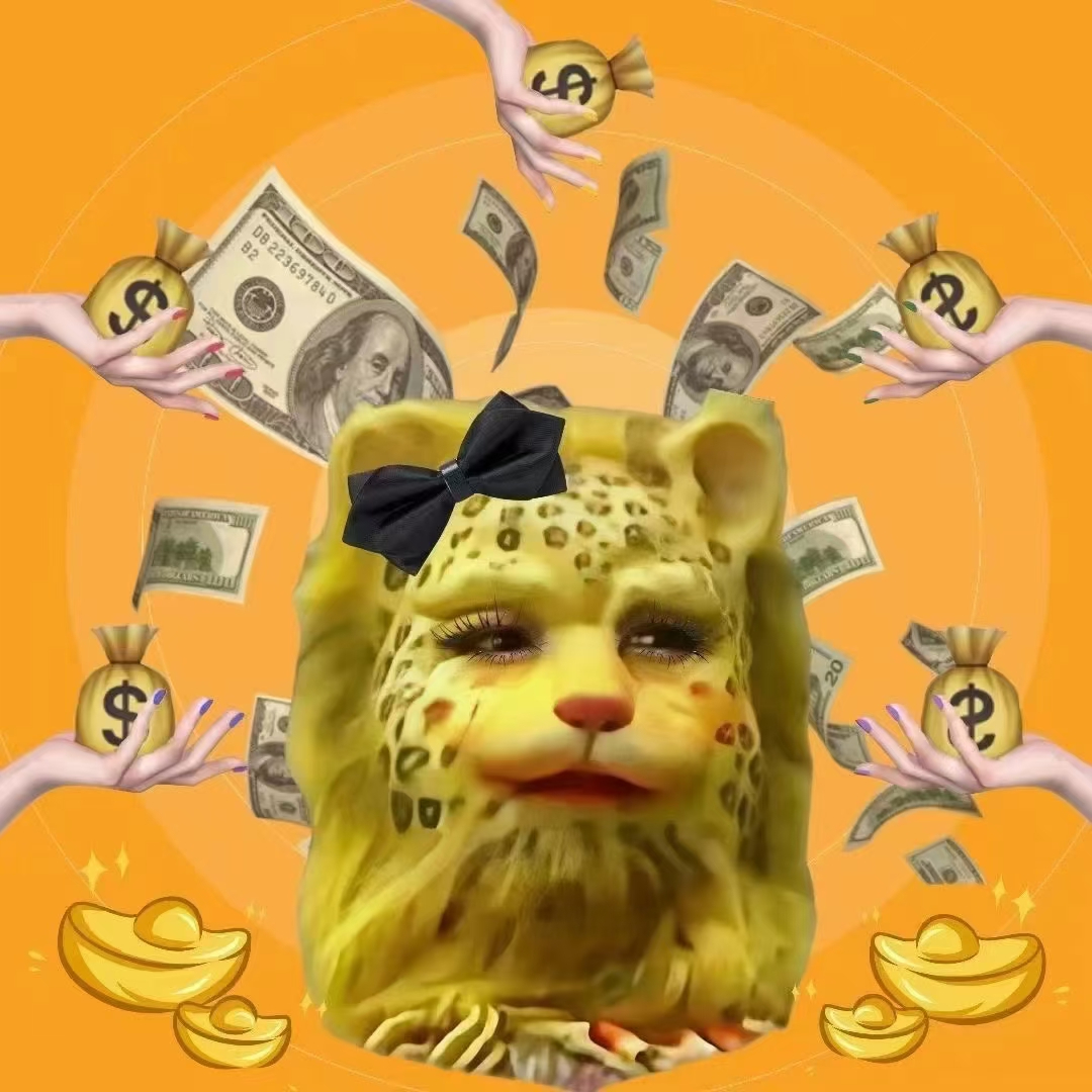 家有一只金钱豹 