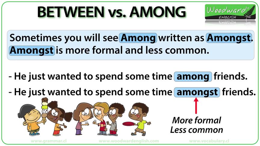 7:Between vs Among的区别