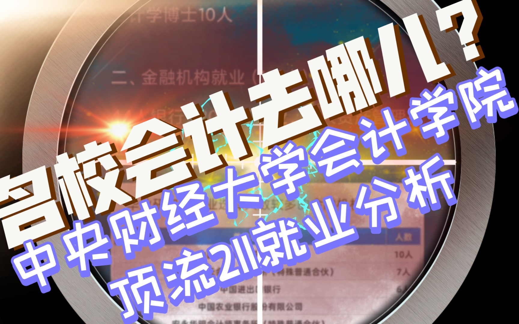【中财去哪儿? 会计硕士分析】会计顶流★中央财经大学★2021届会计...