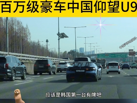 韩国高速公路上的仰望u9,