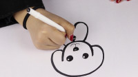 简笔画教程:三分钟之内教会你画出一只可爱的小狗,不涂色也可以很好看