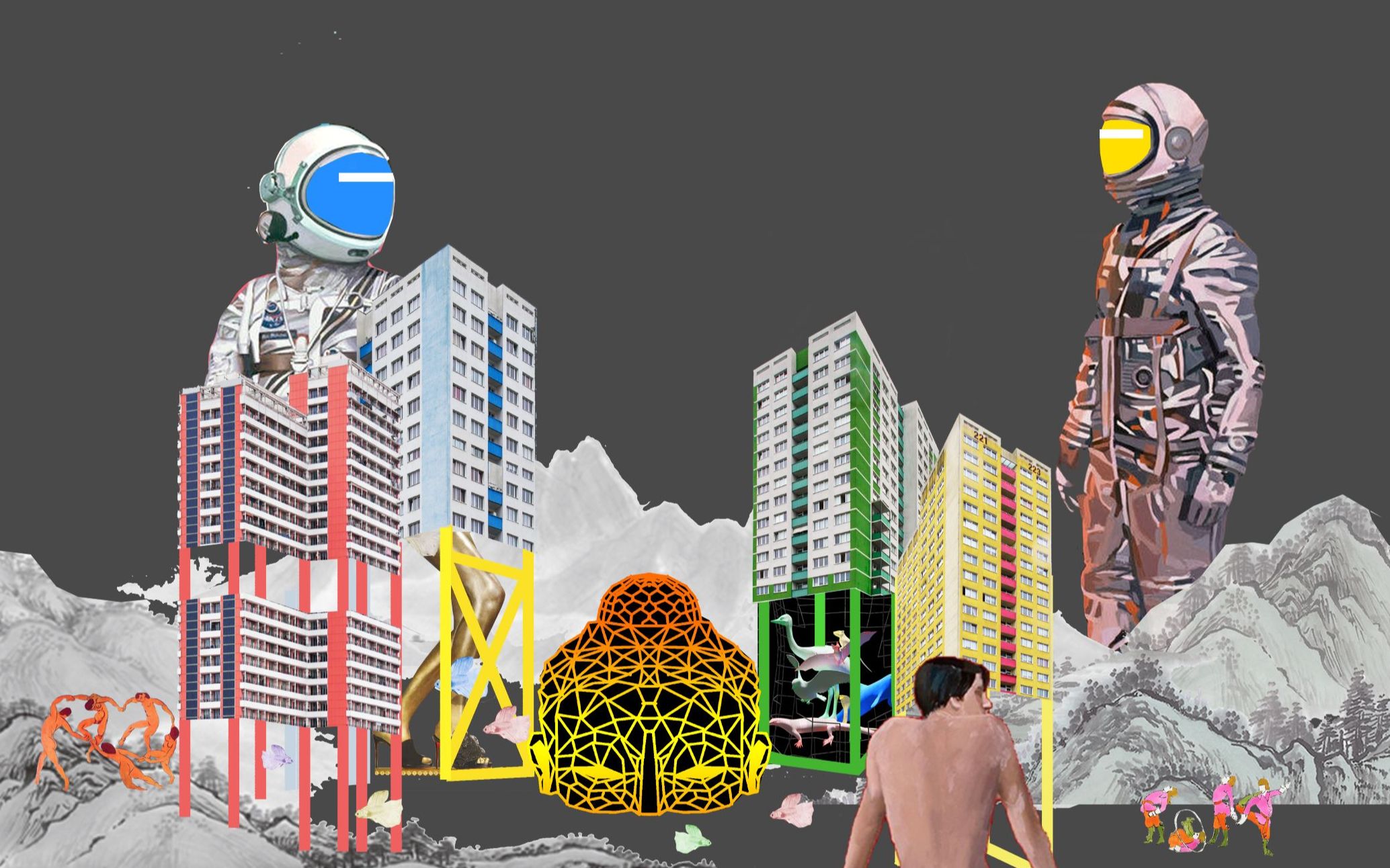 how to collage 03 当下的世界