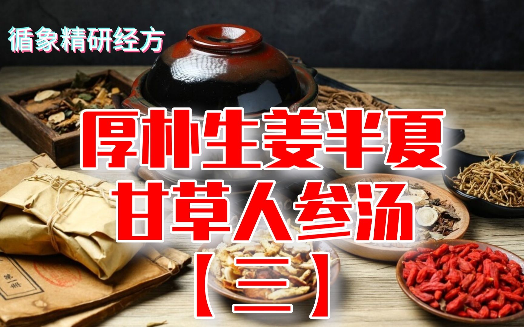 水气发病(二)厚朴生姜半夏甘草人参汤(3)