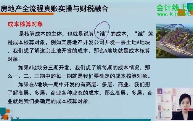 房地产开发企业会计实务 房地产企业会计核算流程 房地产会计实操...