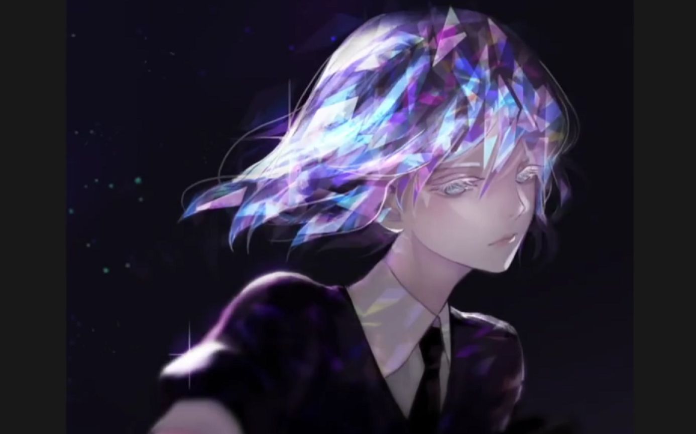 【板绘】宝石之国--钻石,用ps给你画个出来~