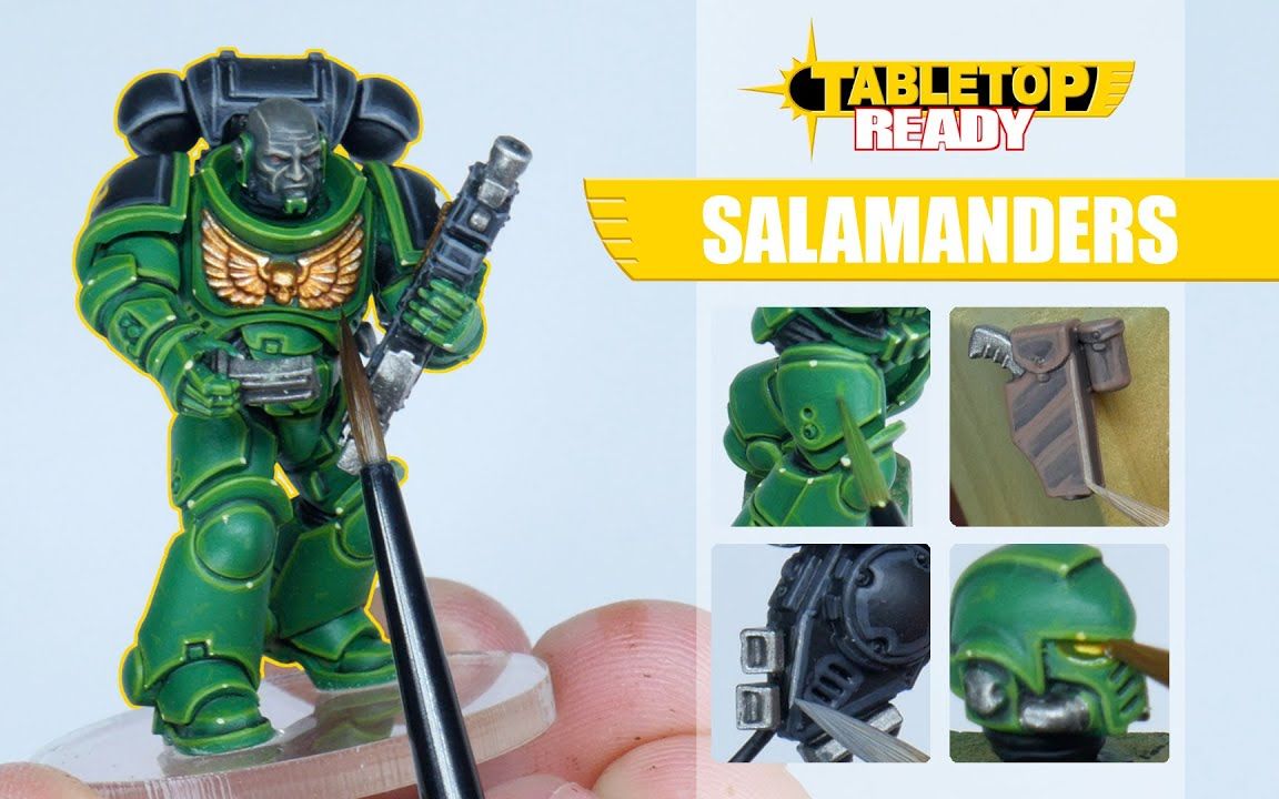 【嗯翻熟肉】如何快速涂装火蜥蜴动力甲