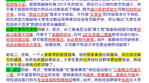 管综写作论效2016年真题-大学生就业真的不难吗?