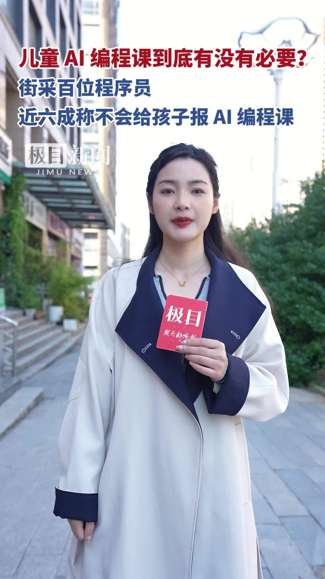 儿童AI编程课到底要不要报?街采百位程序员,他们这样说