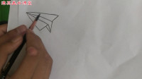 纸飞机怎么画?教你一个素描的简单画法,轻松就学会啦