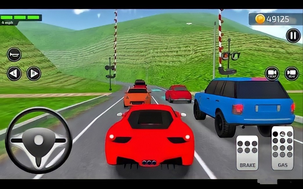真实驾驶模拟:合法开车!汽车游戏