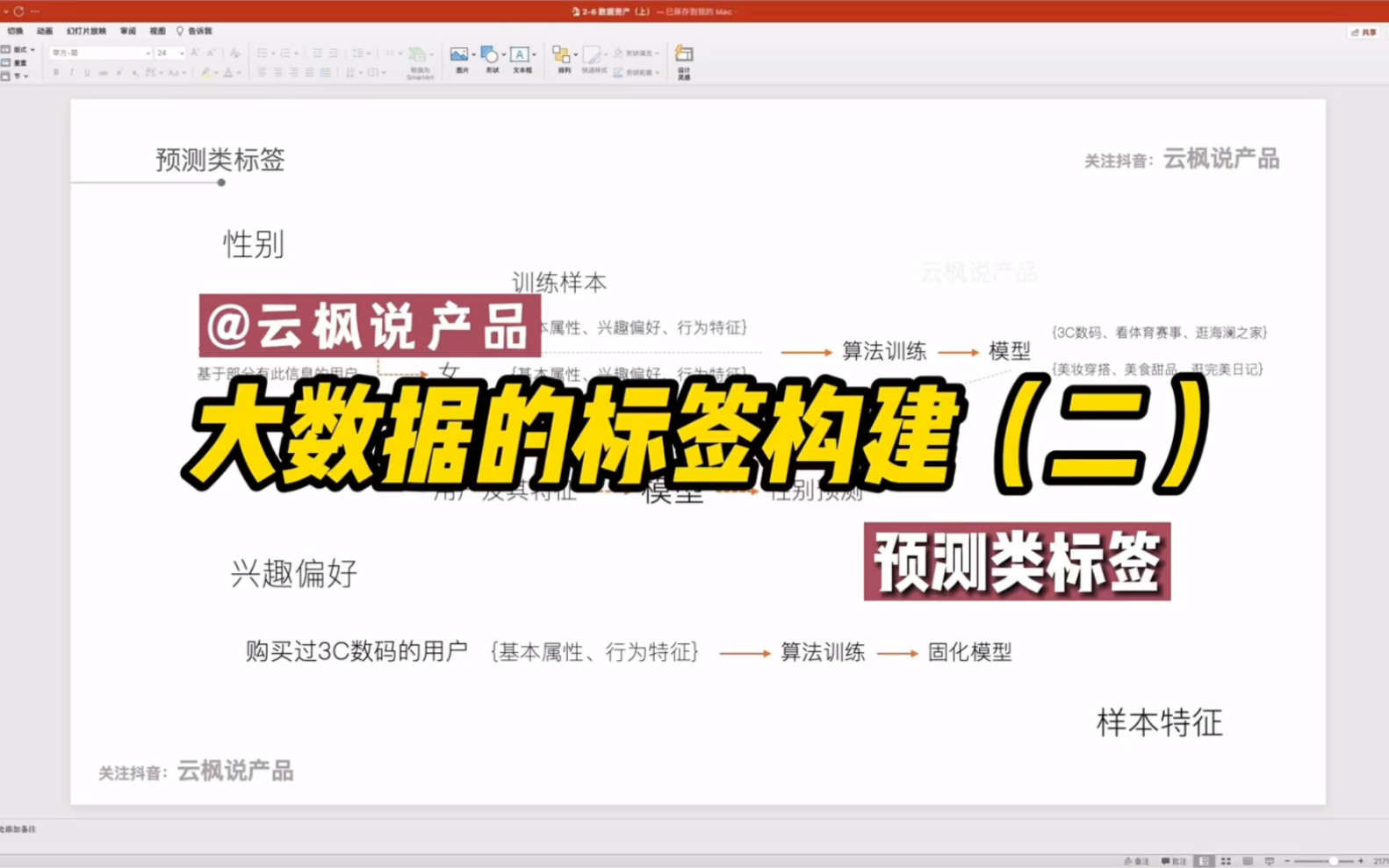 大数据标签的构建-预测类标签