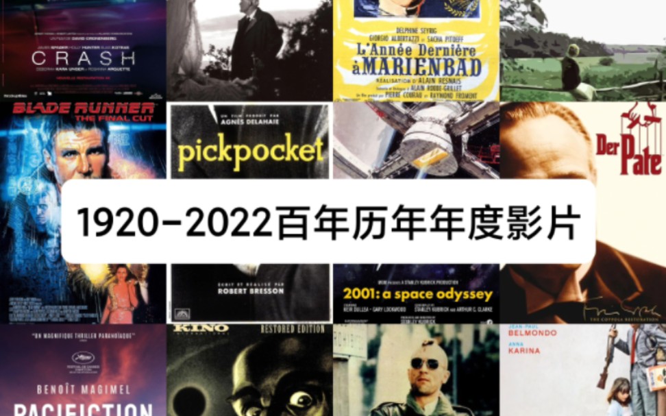 影迷群友评选1920-2022历年最佳影片