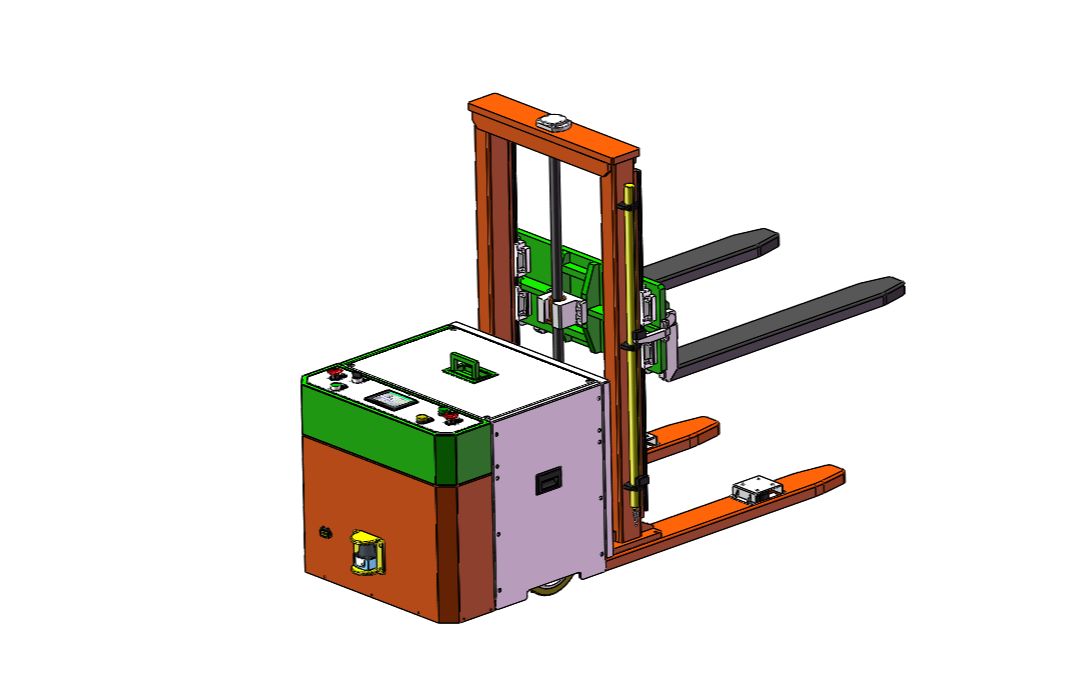 智能物流AGV叉车型小车设计,如何差速转向,顶升机构注意事项