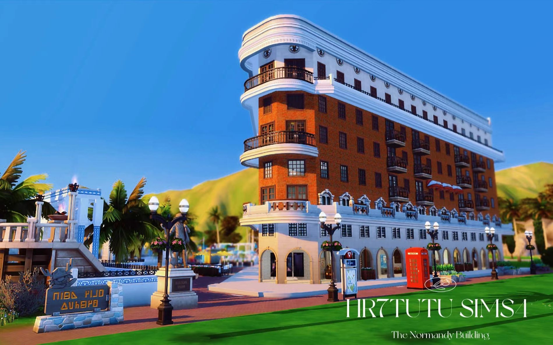 HR7TUTU SIMS4 | 武康大楼商业街 定格动画 NOCC 全装修版