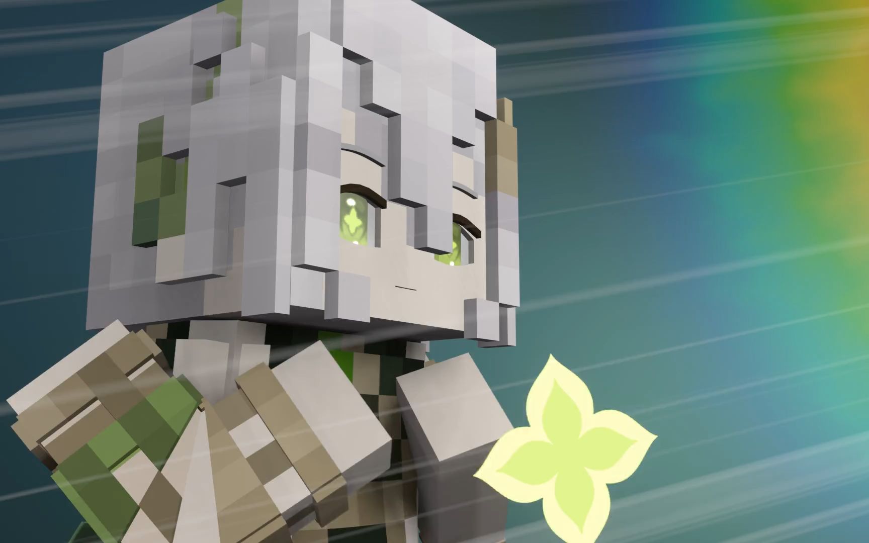 【我的原神】角色演示——纳西妲_哔哩哔哩bilibili_我的世界