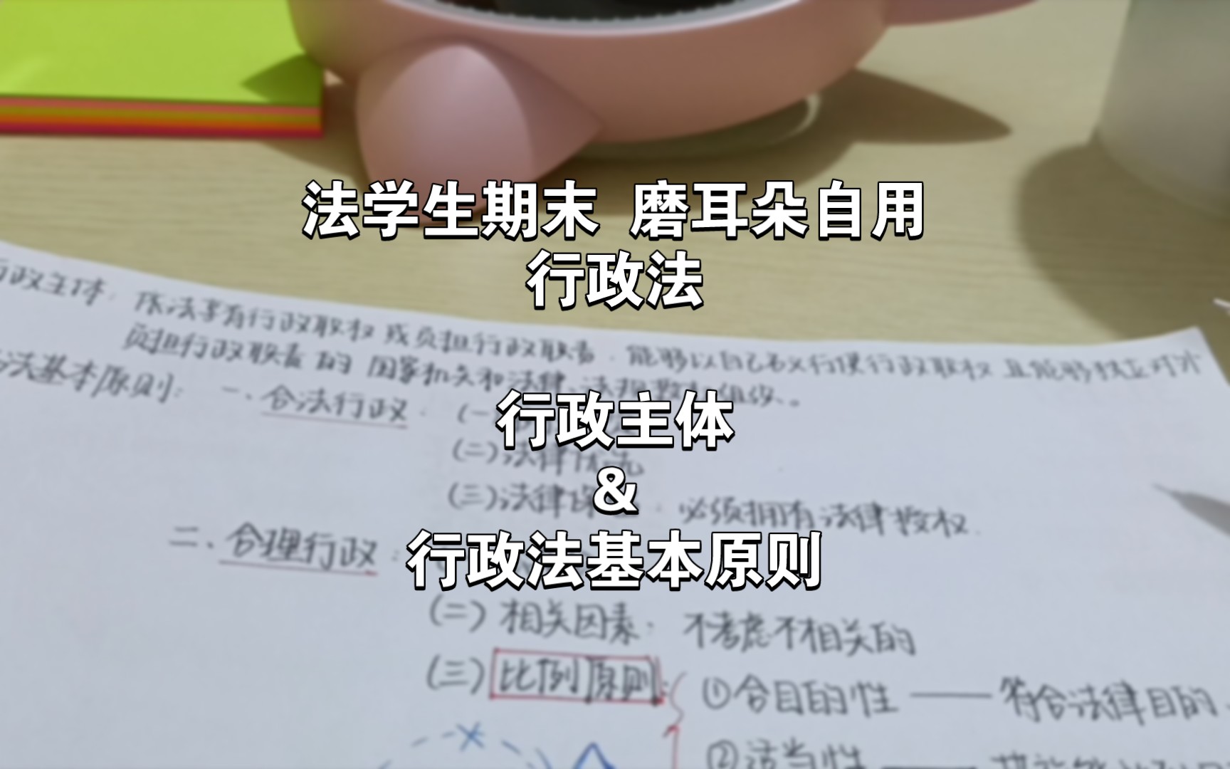 期末|行政与行政诉讼法——行政法主体(名词解释),行政法基本原则(简答)