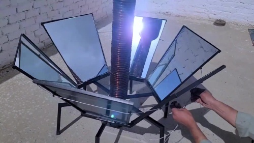 大神逆天打造光棱塔烧水神器!