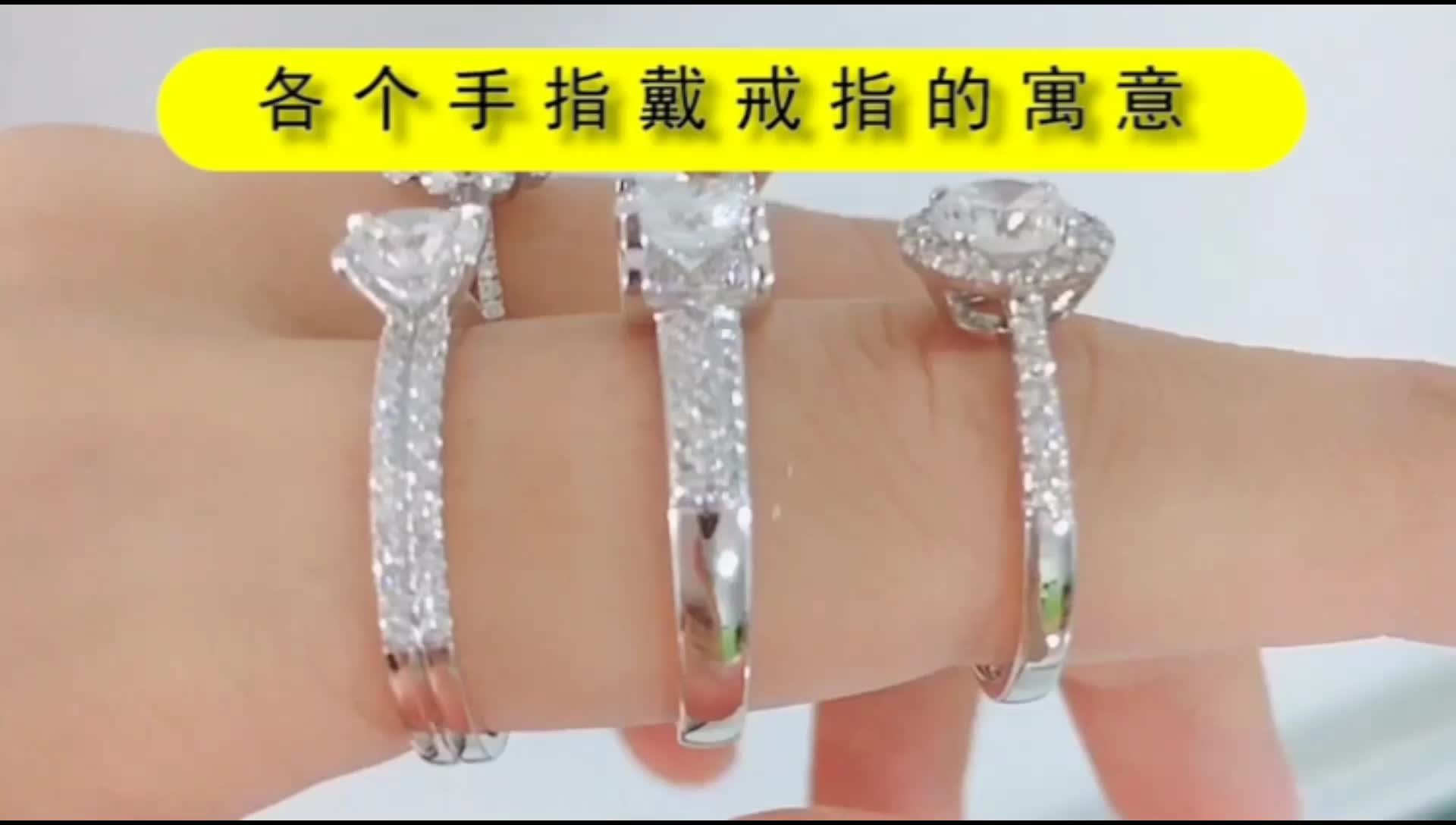 各个手指戴戒指的寓意