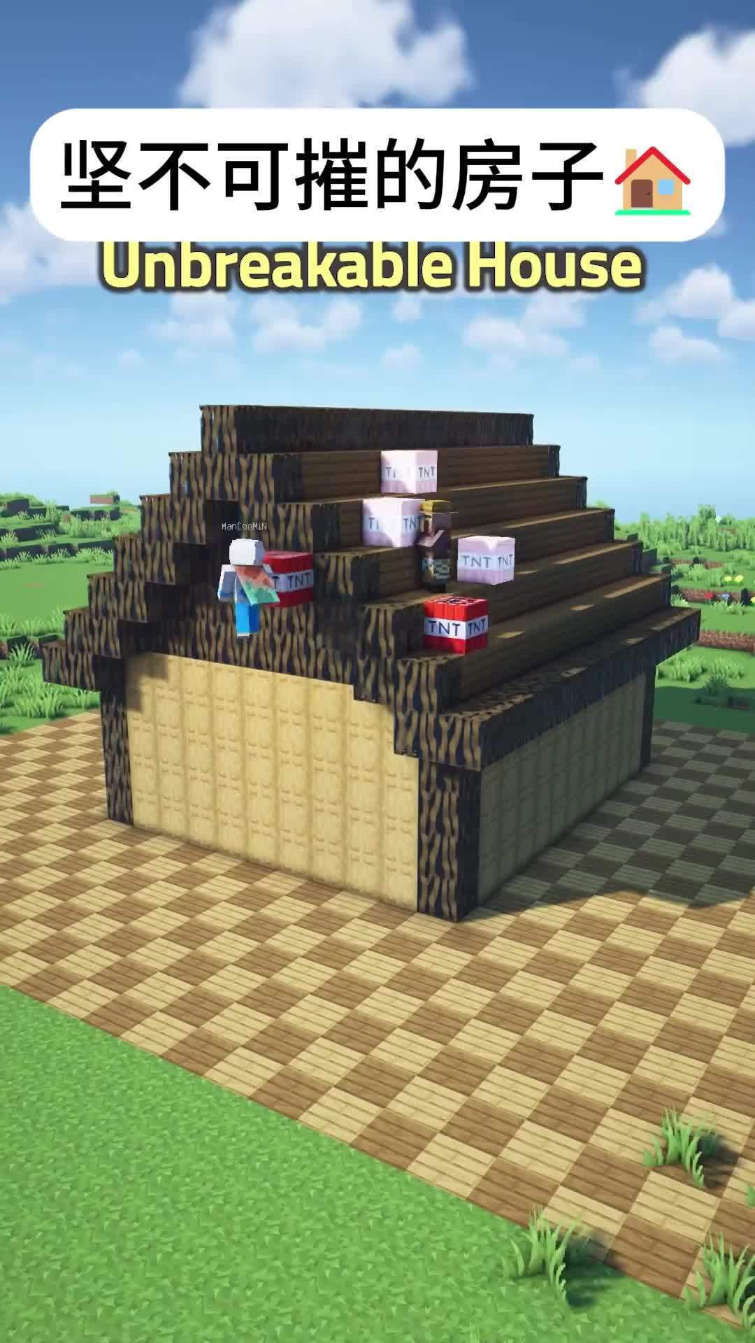 我的世界坚不可摧的房子