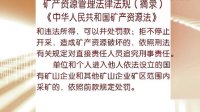 法律指南:《中华人民共和国矿产资源法》