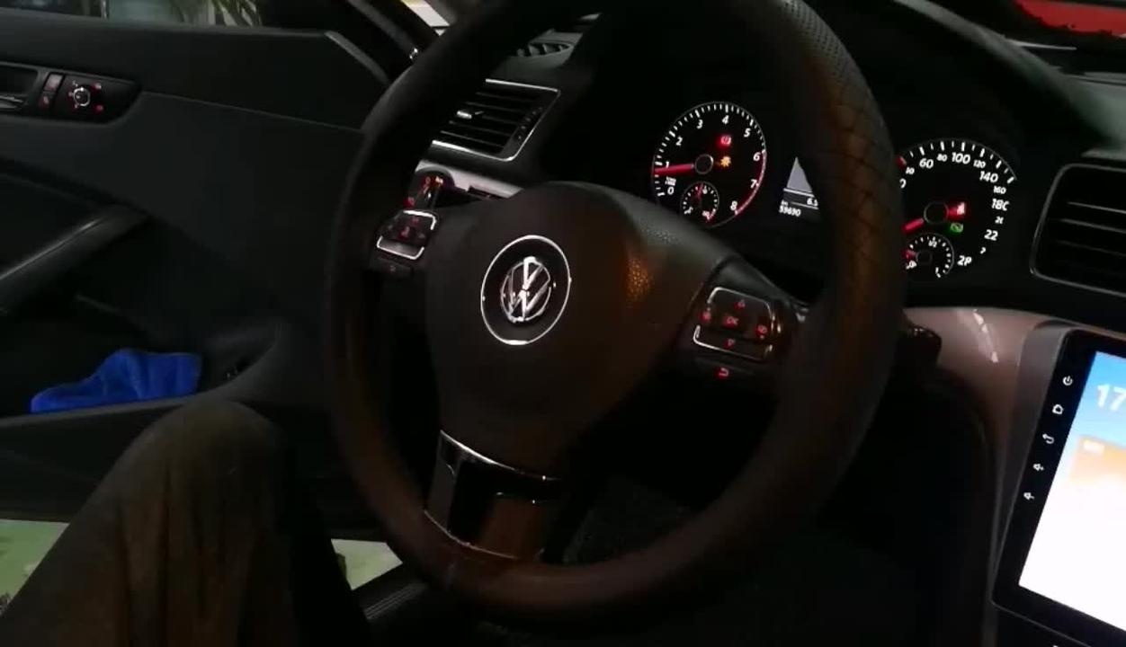 大众帕萨特安卓大屏导航改装施工案例【来自懂车帝车友圈】