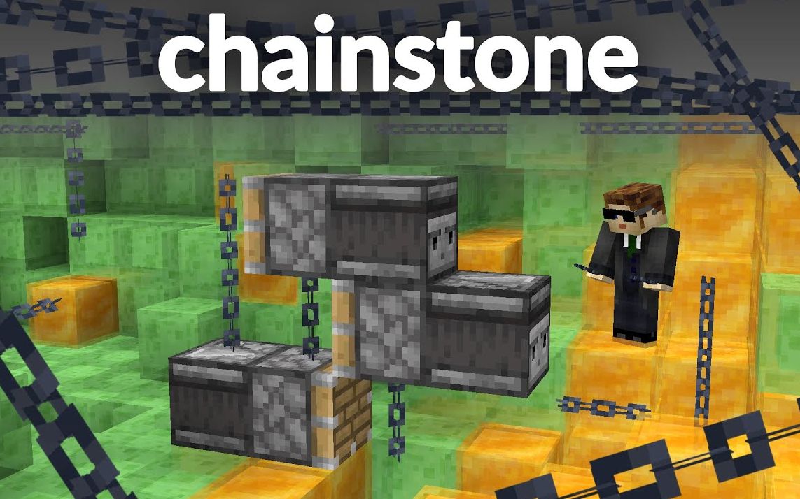 【MC|搬运|CC字幕】Minecraft Ideas: 锁链连接! (Chainstone)【...