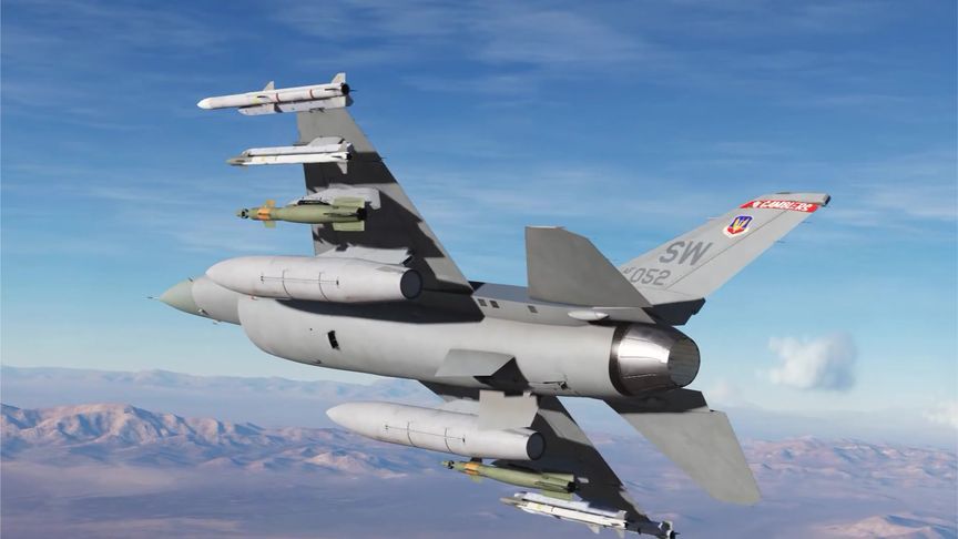 《DCS World》:F-16C 战斗机游戏宣传片
