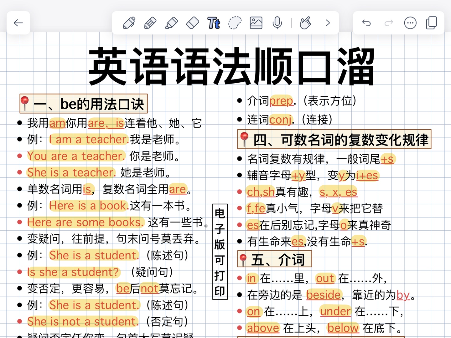拯救零基础ߔ�51条语法顺口溜!背会轻松逆袭!