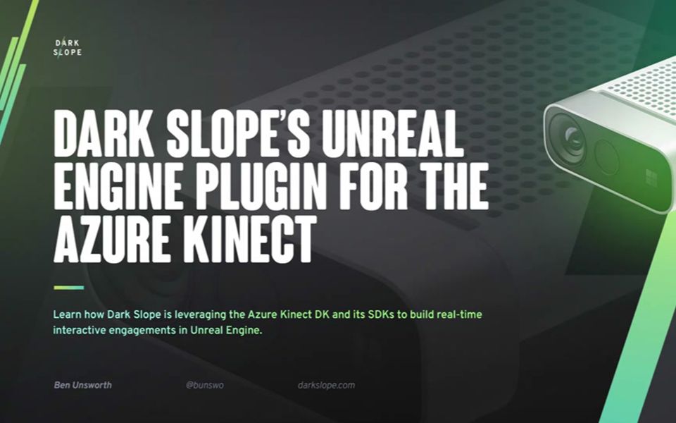 【搬运】Dark Slope's Unreal Engine plugin for the Azure Kinect DK
