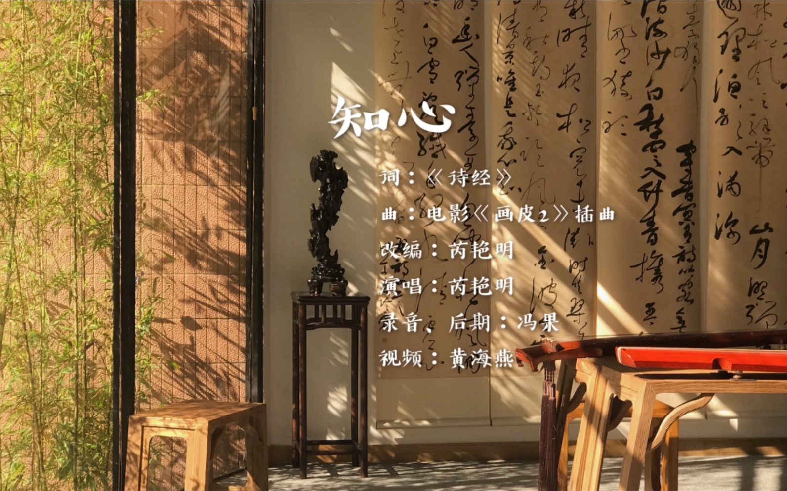 古琴演奏 |知心-电影《画皮2》插曲