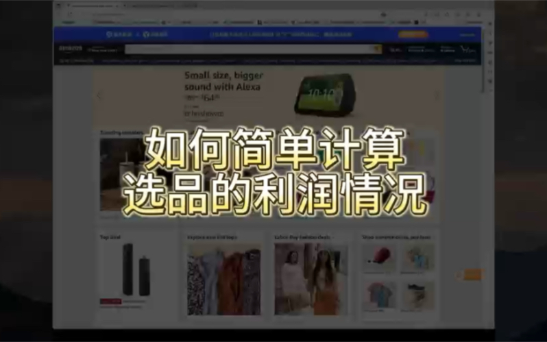 几分钟教会你计算选品的利润情况,不要再说不知道怎么计算利润啦,很...