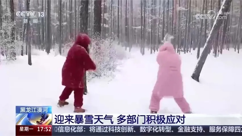 漠河已经下暴雪啦 (央视网快看)